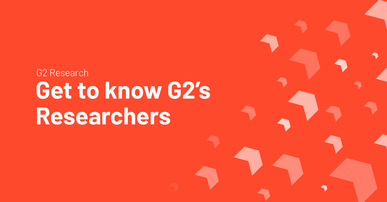 G2 Research Hub | Our Analysts